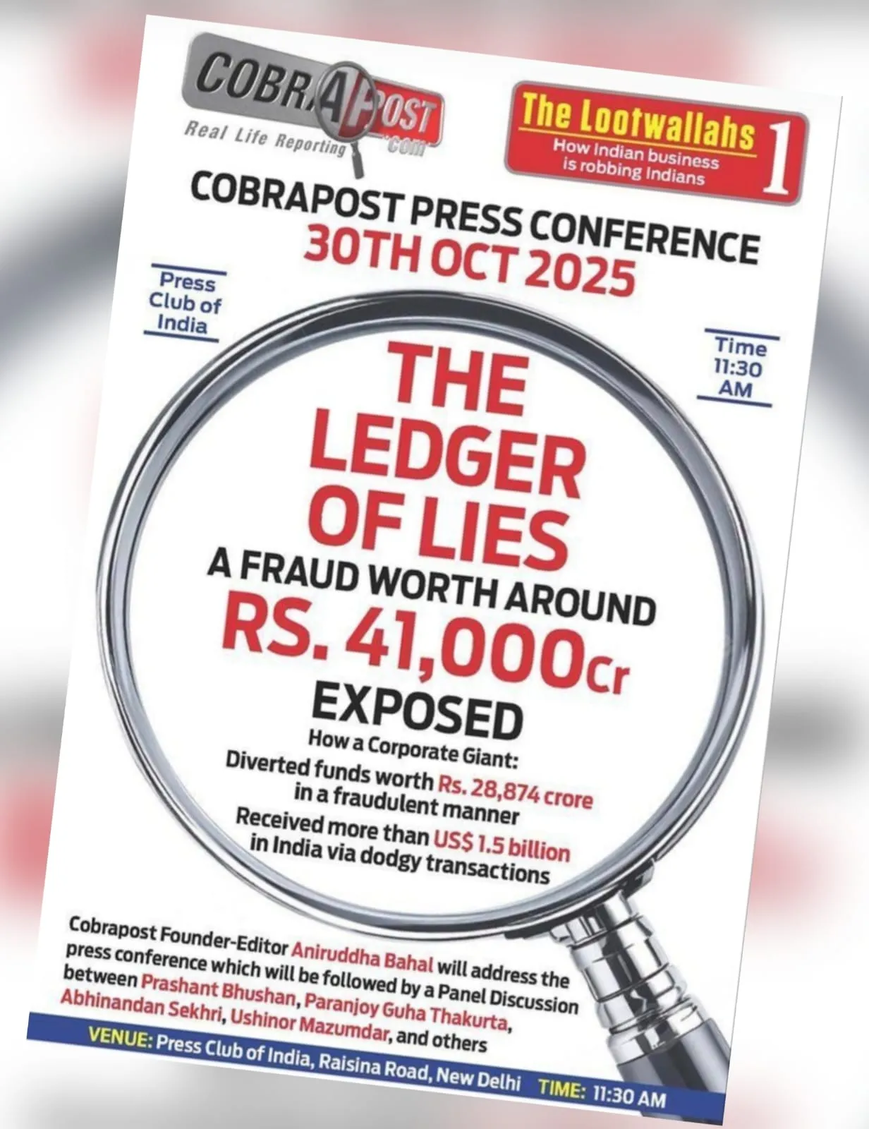 Curtain‑raiser | Cobrapost’s ‘Ledger of Lies’: Old Wine in a Glossy Bottle? - BW Businessworld