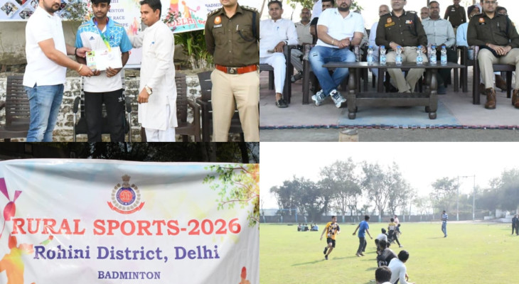 Delhi Polioce organizes rural spots event in Rohini district during ...