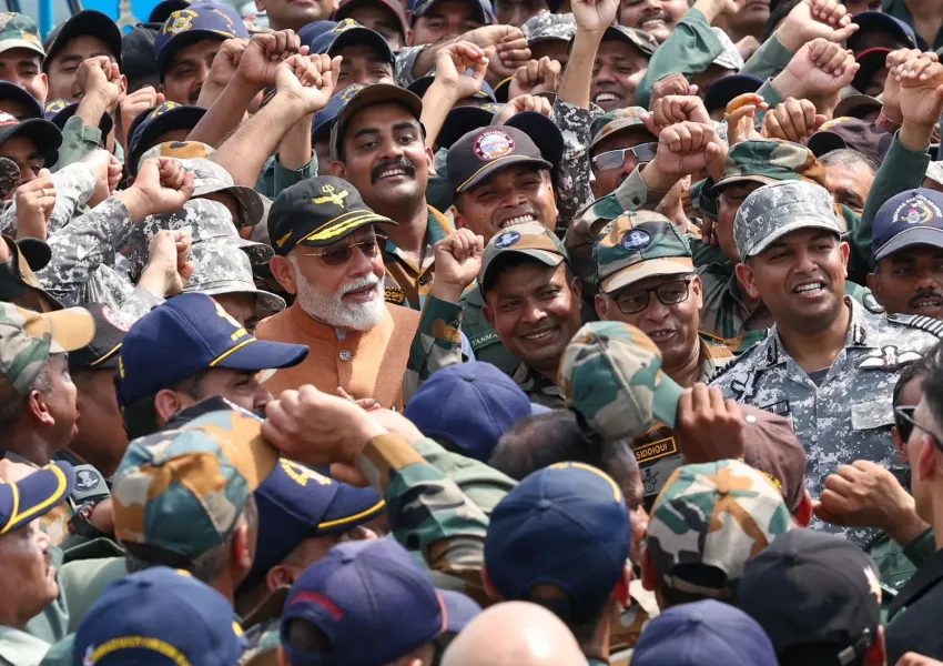 PM Modi Visits Adampur Air Base, Hails Armed Forces’ Bravery In ...