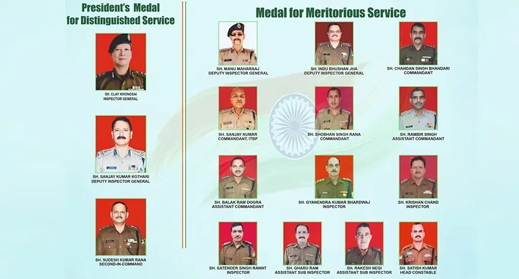 16 officials of ITBP receive medals on Republic Day - BW Police World