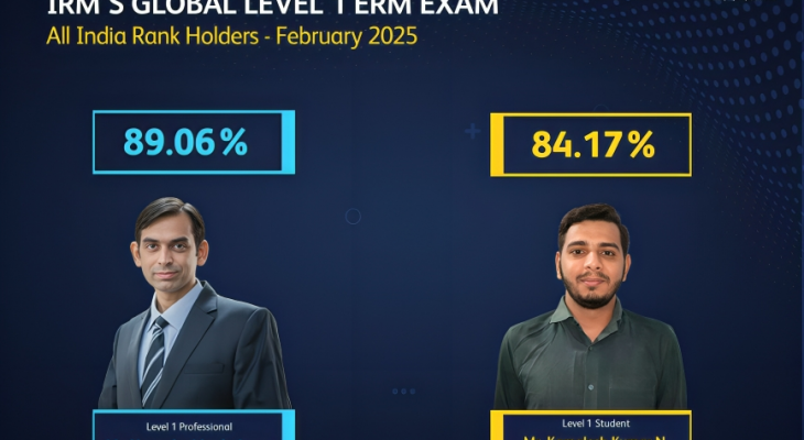 Institute Of Risk Management (IRM), India Affiliate Declares Level 1 ...