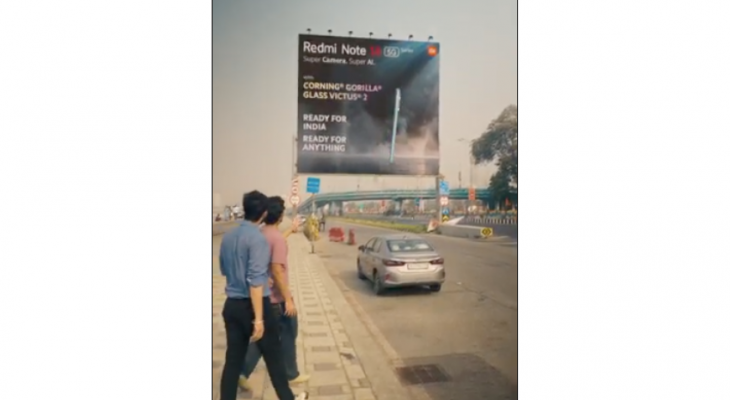 Xiaomi's CGI-enabled Billboard Showcases Redmi Note 14 5G Series ...